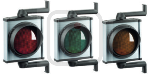GEBA - Aluminiowa lampa sygnalizacyjna Helios 200 czerwona/zielona ...